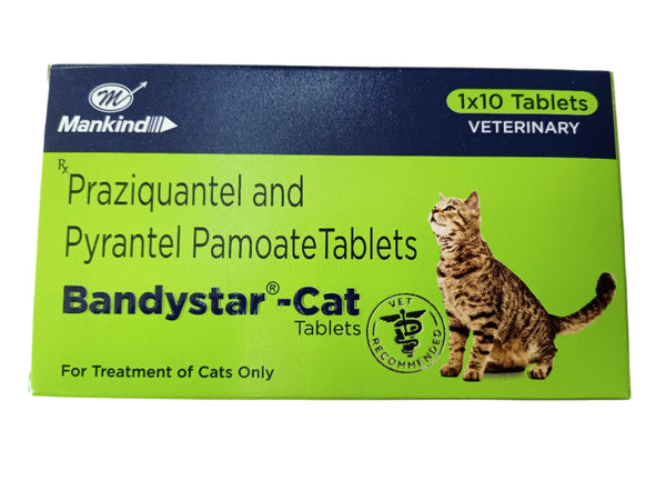 Bandystar Cat Tablet: Effective Deworming for a Healthy, Happy Cat ...